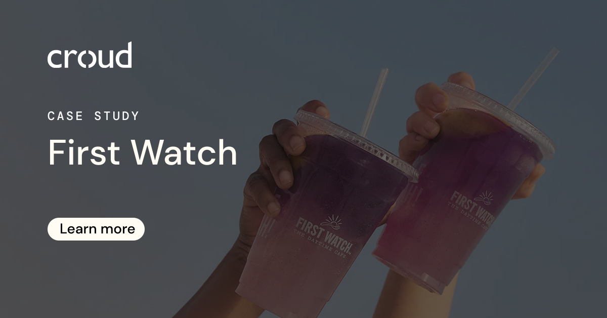 First Watch Influencer Marketing case study | Croud